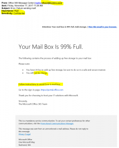 Microsoft 365 Phishing Examples - Wireguided LLC